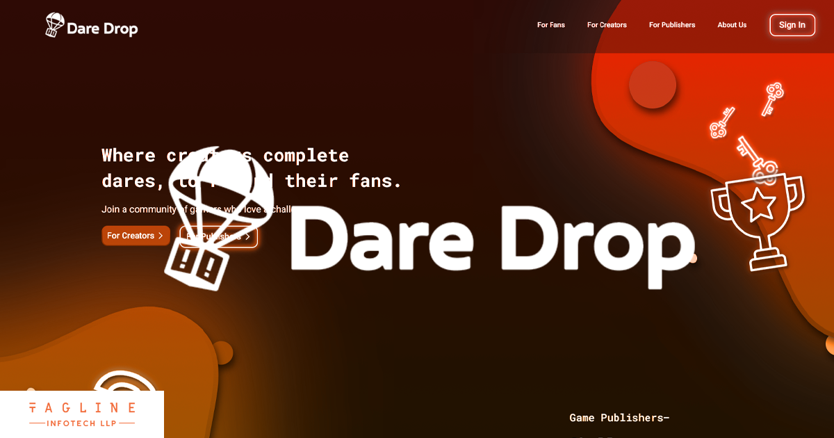 Dare Drop Mobile Application & Website Development